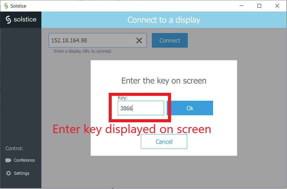 Mersive Solstice Wireless Display Connection